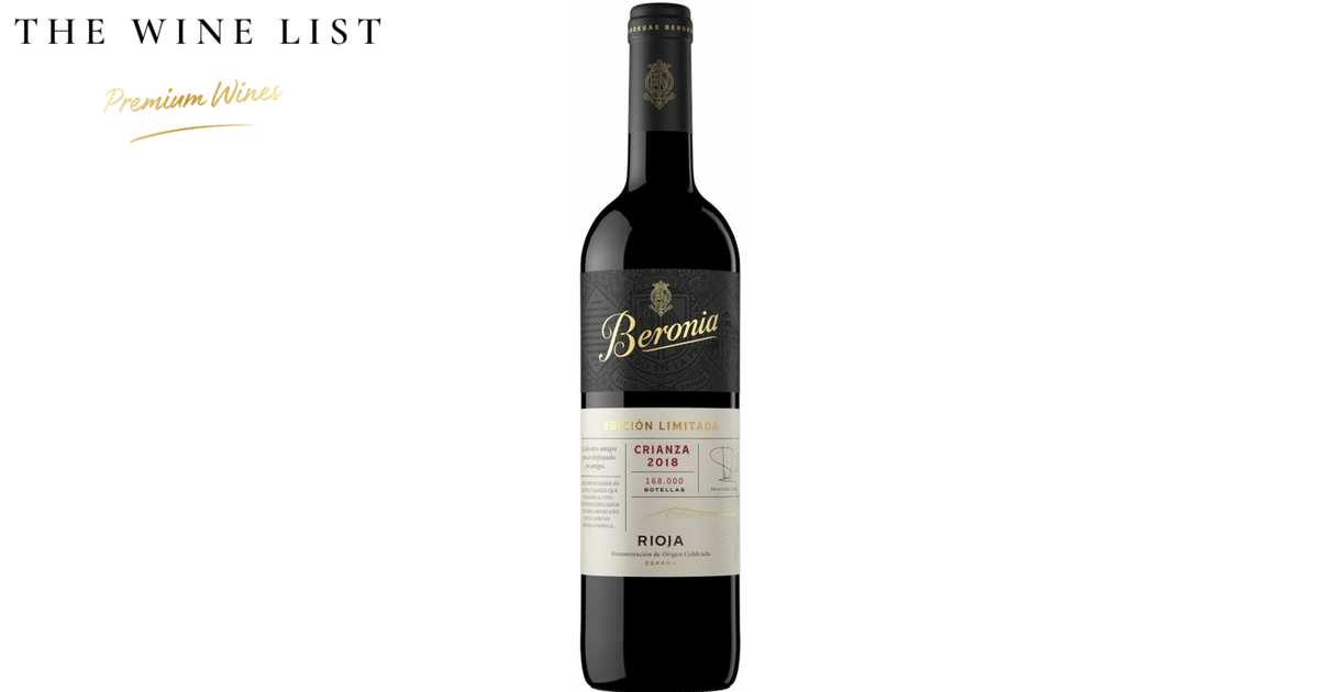 Beronia Rioja Crianza Edición Limitada 2020 | The Wine List Nederlands